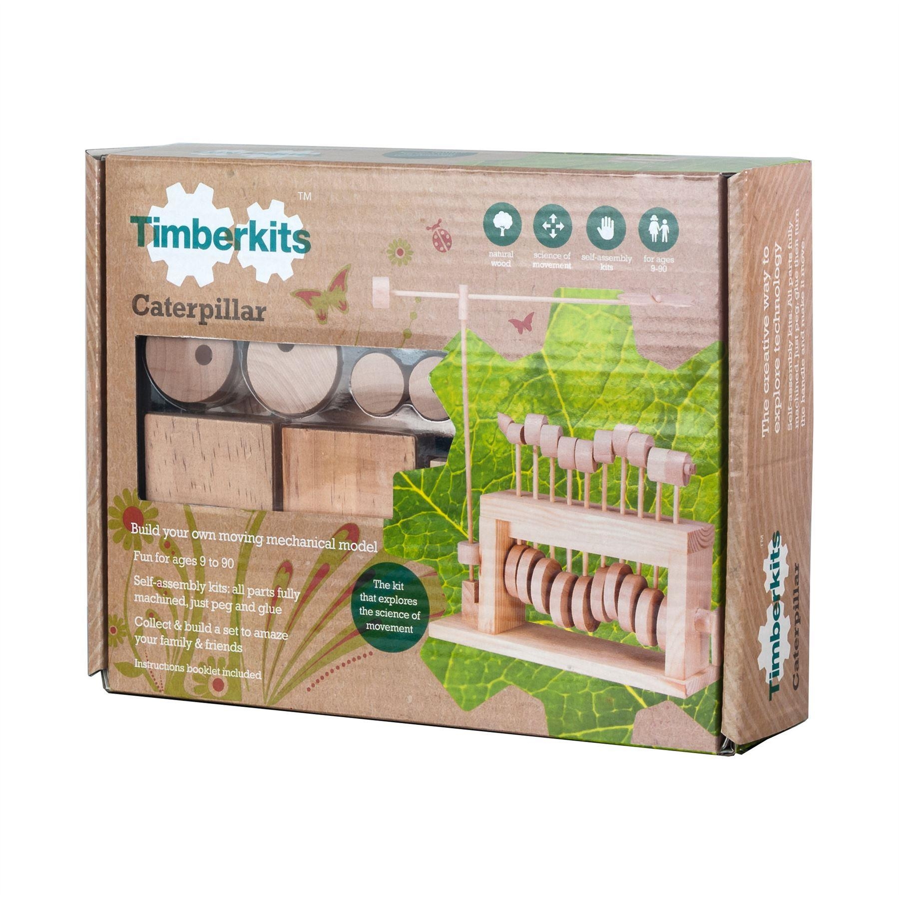 Timberkits Caterpillar flatpack kit machanical wooden model - Local Art ...